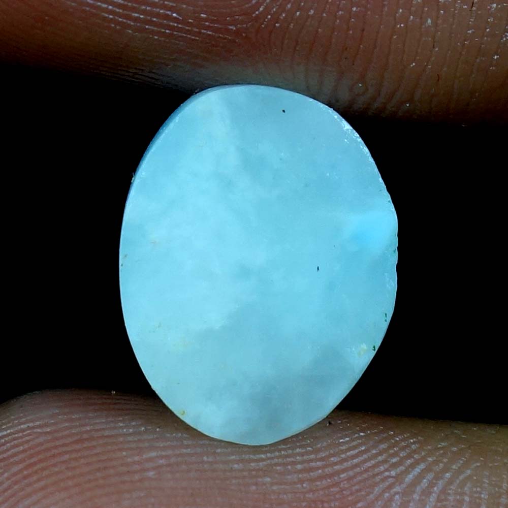 100% Natural Sky Blue Larimar Oval Shape Cab Loose Gemstones 14x11x06mm ...
