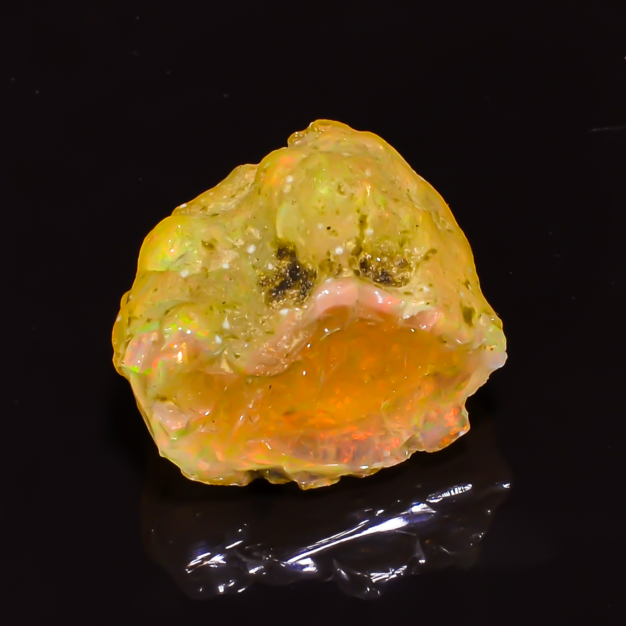 38.45 KT 22x23x17 MM 100% Naturale Etiope Opale Grezzo, Opale Gemma ...