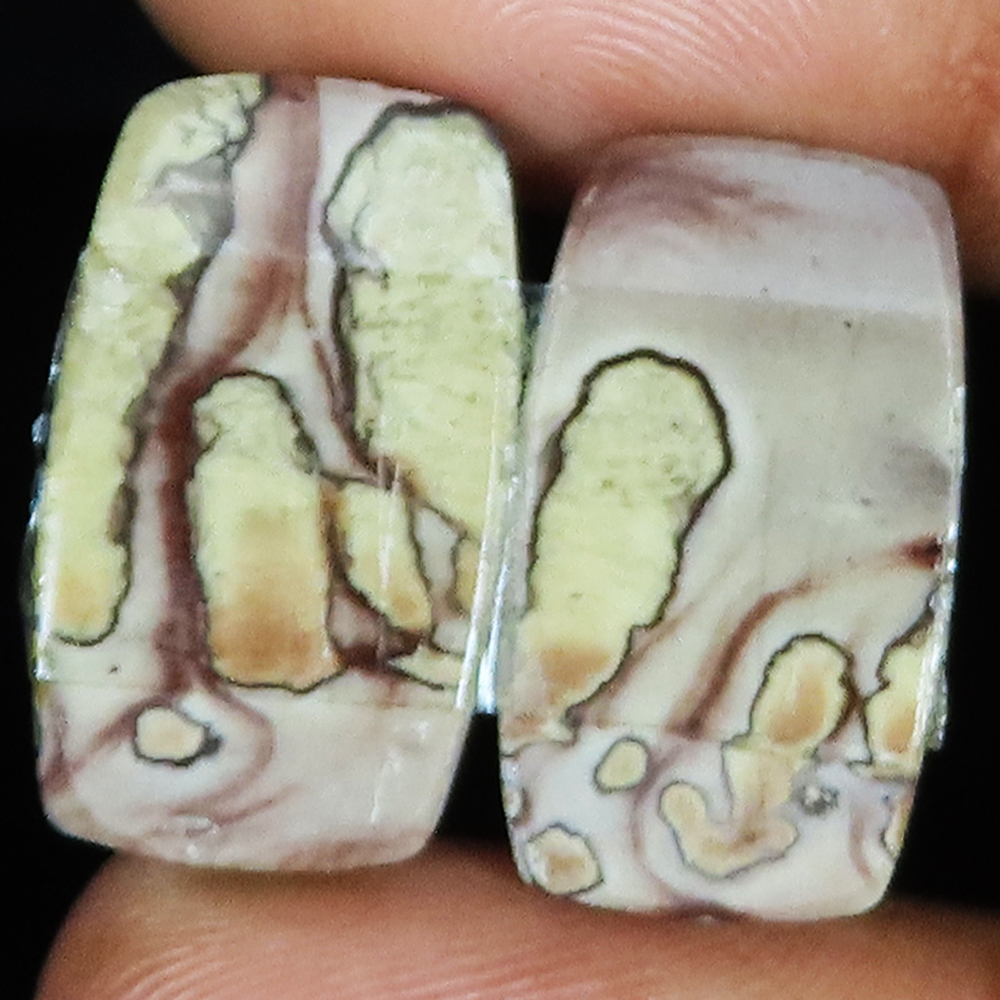 natural COFFEE JASPER cushion cabochon loose gemstone 19.00 Carat ...