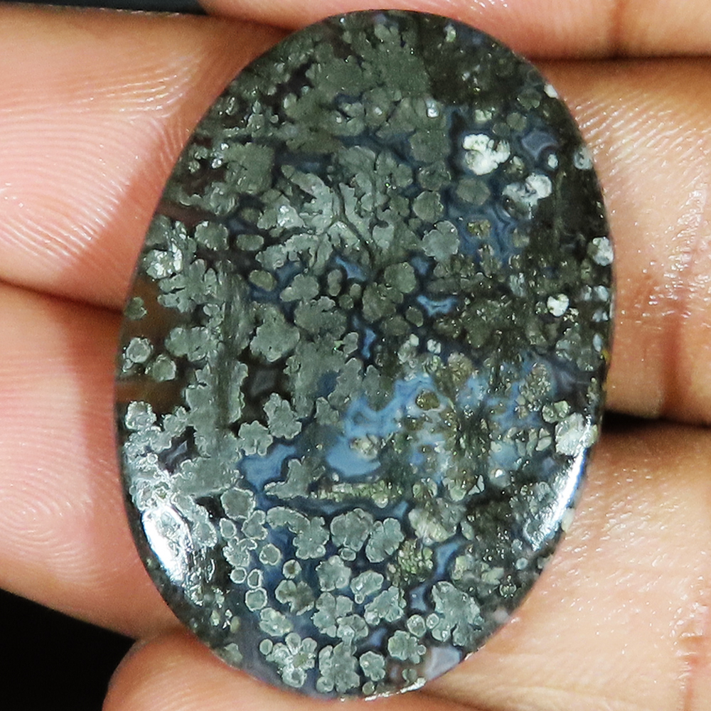 33.80 Cts 100% Natural Marcasite Oval Cabochon Loose Gemstone 24x35x3 ...